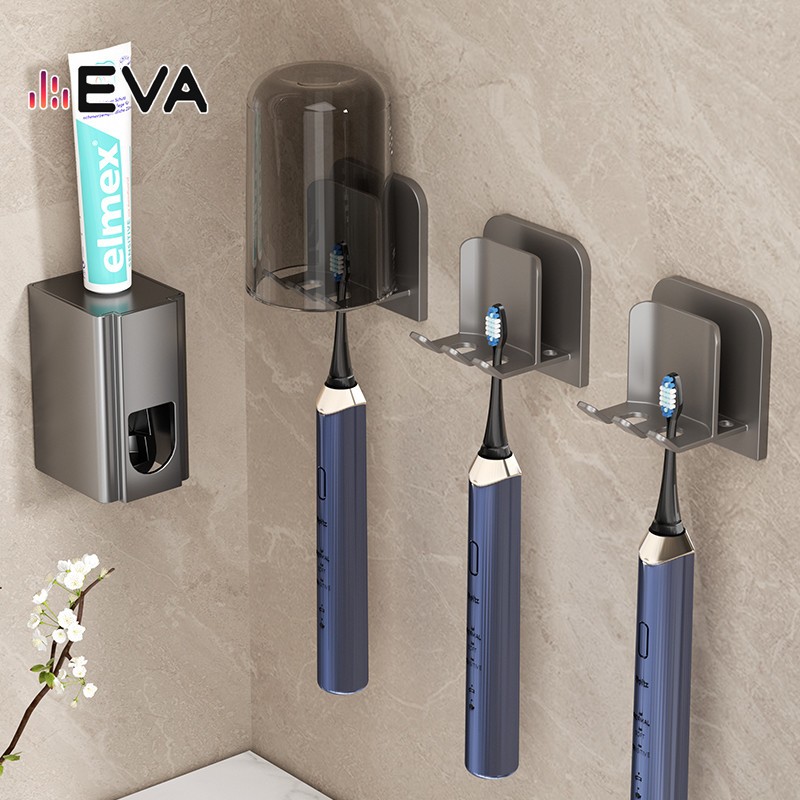 【EVA】【local delivery】 Bathroom toothbrush holder Toothpaste Dispenser ...