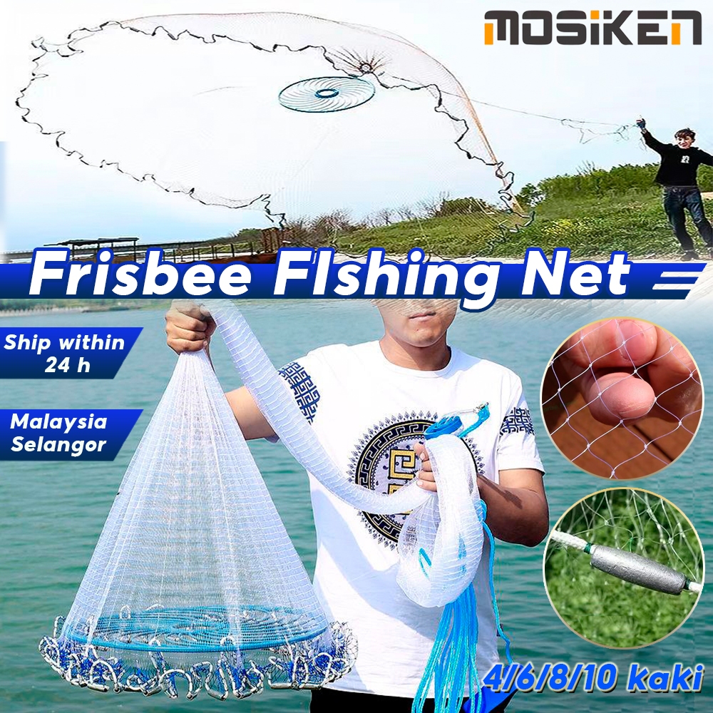 4/6/8/10 Feet Fishing Net Fishing Net Nylon Casting Fish Net Shrimp ...