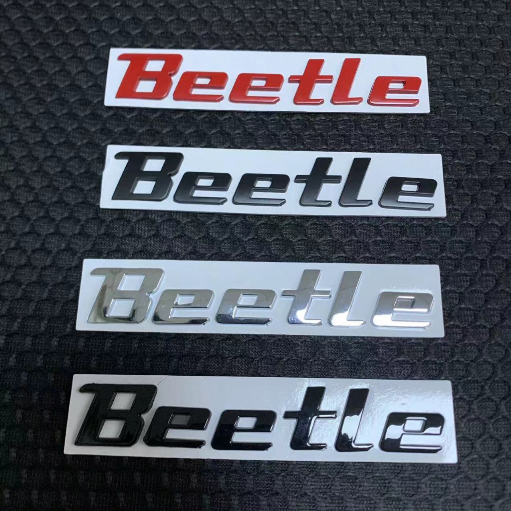 3D Metal Sticker Beetle Emblem Badge Logo Decal For Volkswagen VW Beetle TDI TSI Rear Trunk Car ...