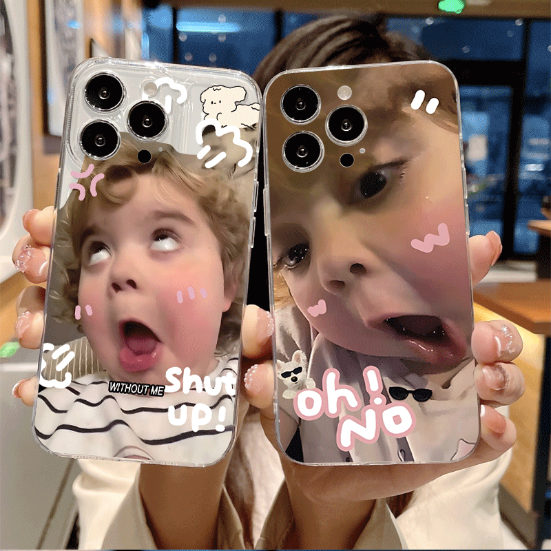 Cute Little Girl Transparent Phone Case IPhone 6 6S 11 7 8 15 X XR XS ...