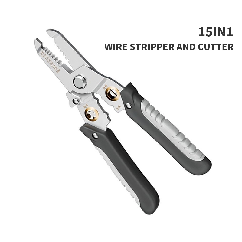 15 in 1 Multifunctional Wire Stripper and cutter Crimping Pliers ...