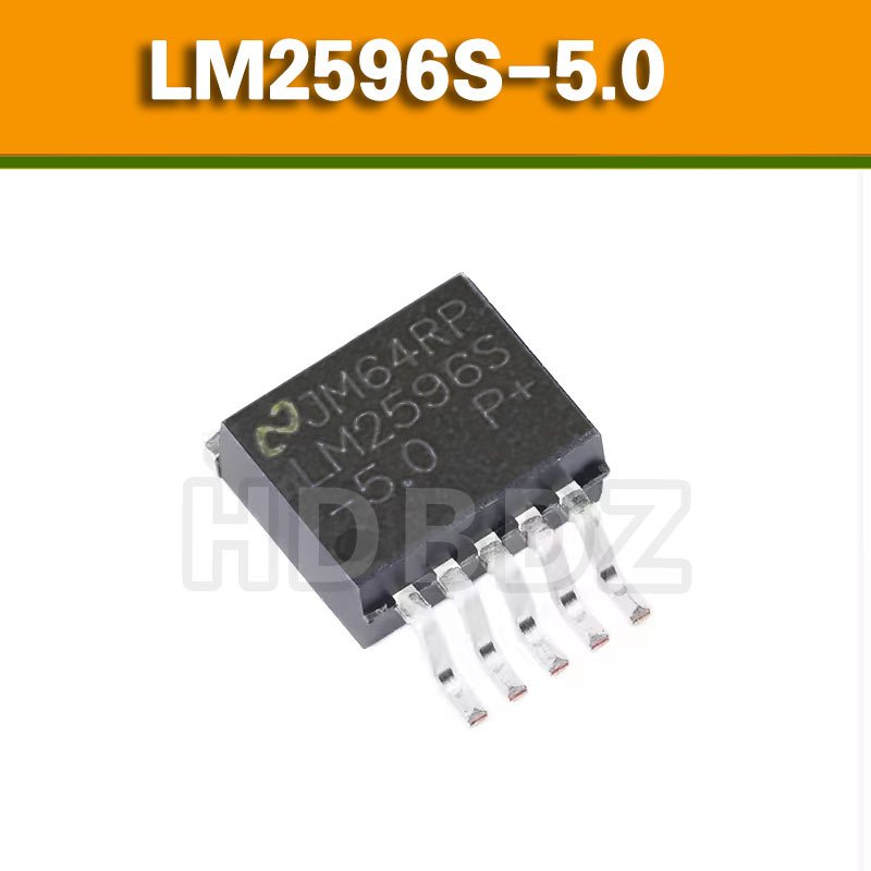 5pcs LM2596 LM2596S 5.0V 3.3V 12V ADJ IC SMD TO-263-5 JM64RP Voltage Regulator Buck Chip IC SMD ...