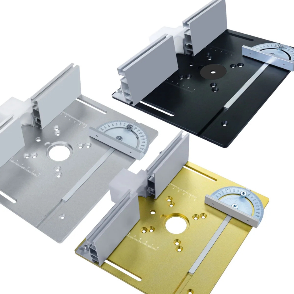 Aluminium Router Table Insert Plate Woodworking Benches Router Flip ...