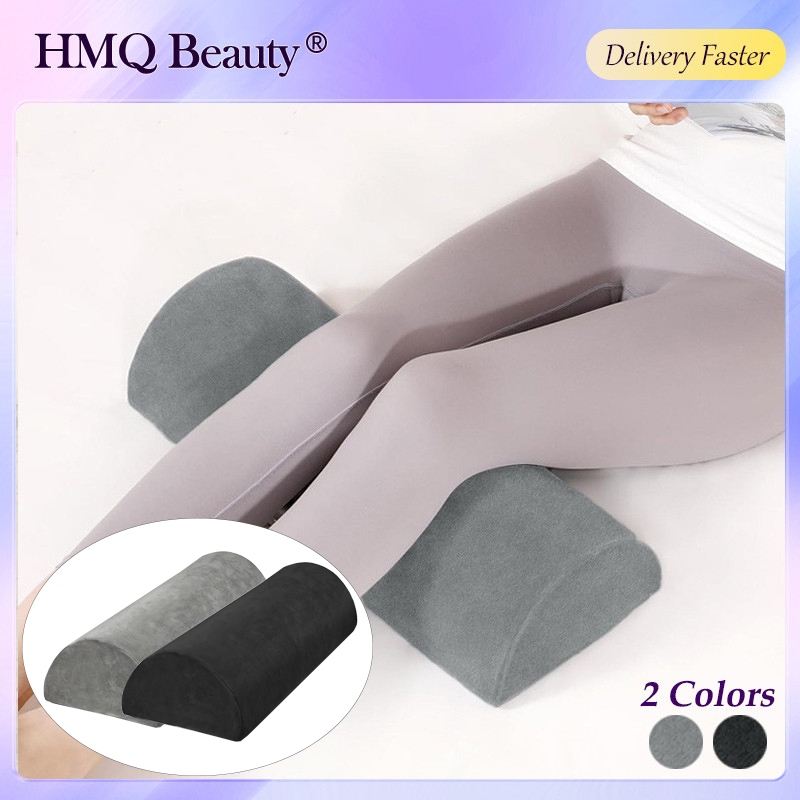 Half Moon Memory Foam Leg Pillow For Legs Knees Lower Back And Head ...