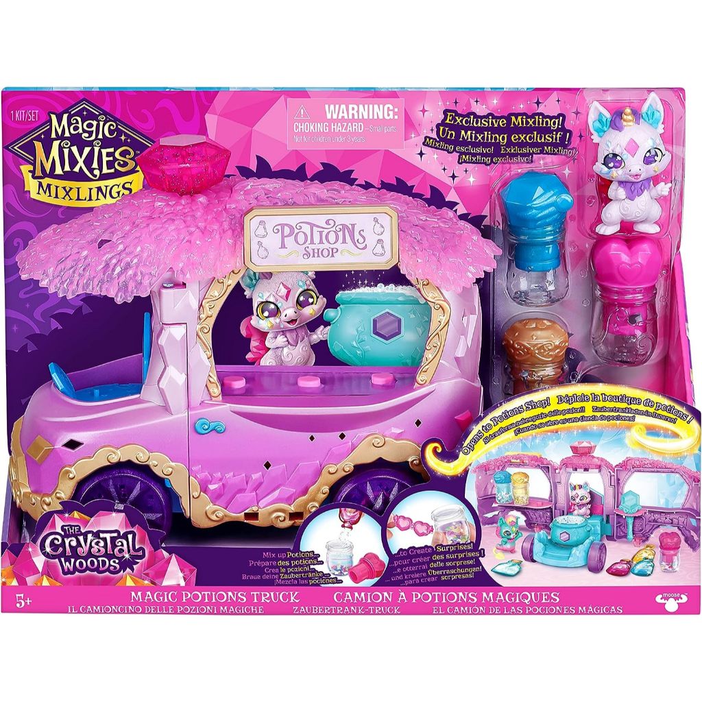 Magic Mixies Magic Potions Truck Playset. Transforms Into A Potion Shop. Create 3 Spells and ...