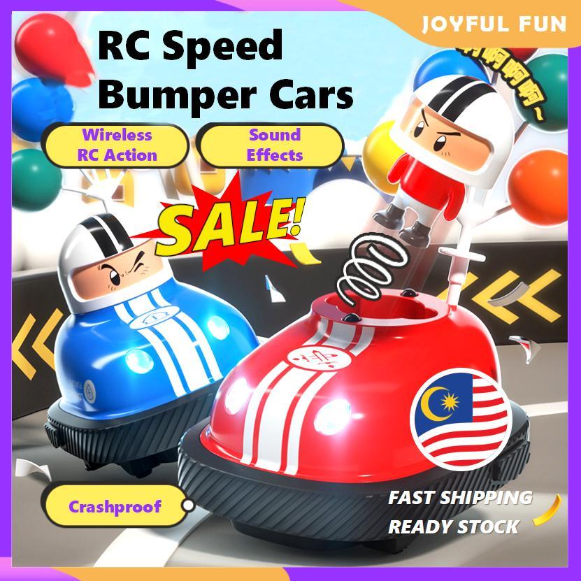 【Ship From Malaysia】Kereta Control RC Speed Bumper Cars, 2.4 GHz Mini ...