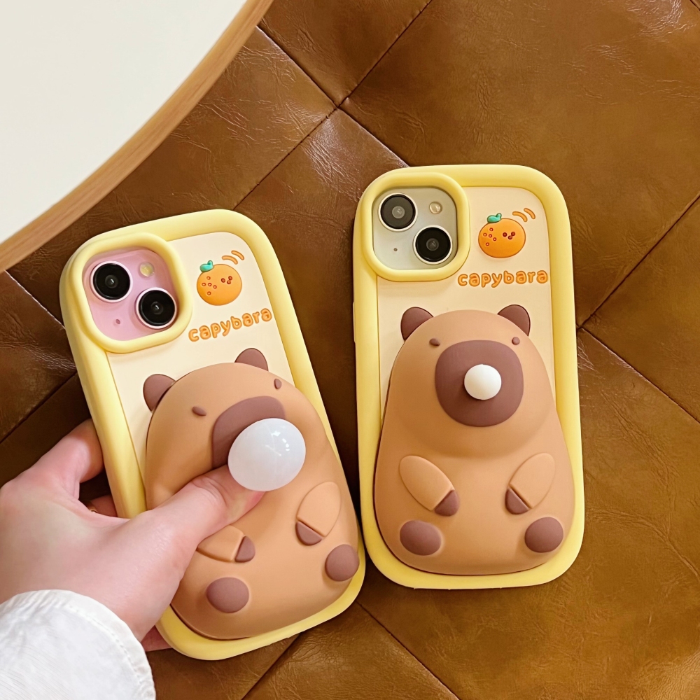 Capybara Cute Phone Case For iPhone 16 15 14 13 12 Pro Max Lovely Anti ...