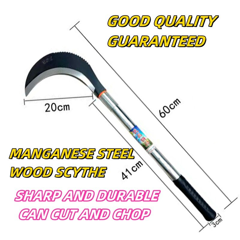 Steel Handle Sickle/Sabit Rumput Grain harvesting Weed removal Outdoor ...