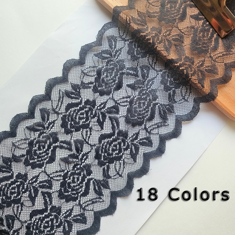 1 Meter Elastic Border Lace Premium Quality Hood and skirt sleeve lace ...