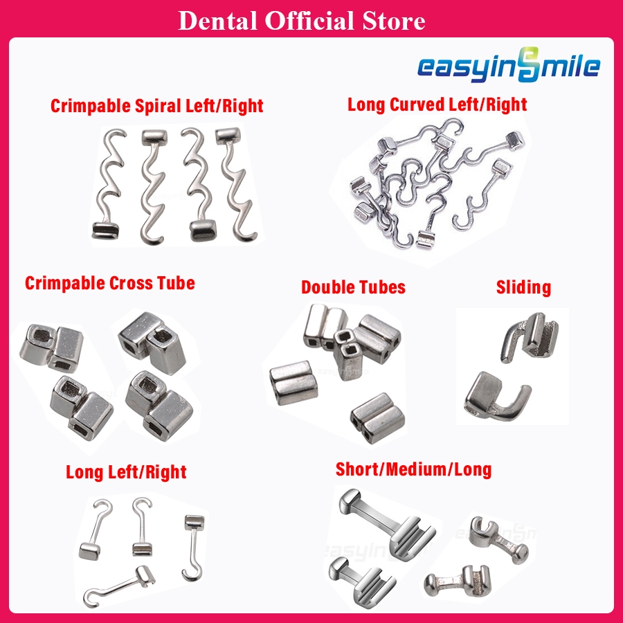 EASYINSMILE Orthdoncia Dental Orthodontic Crimpable Hook sliding right ...