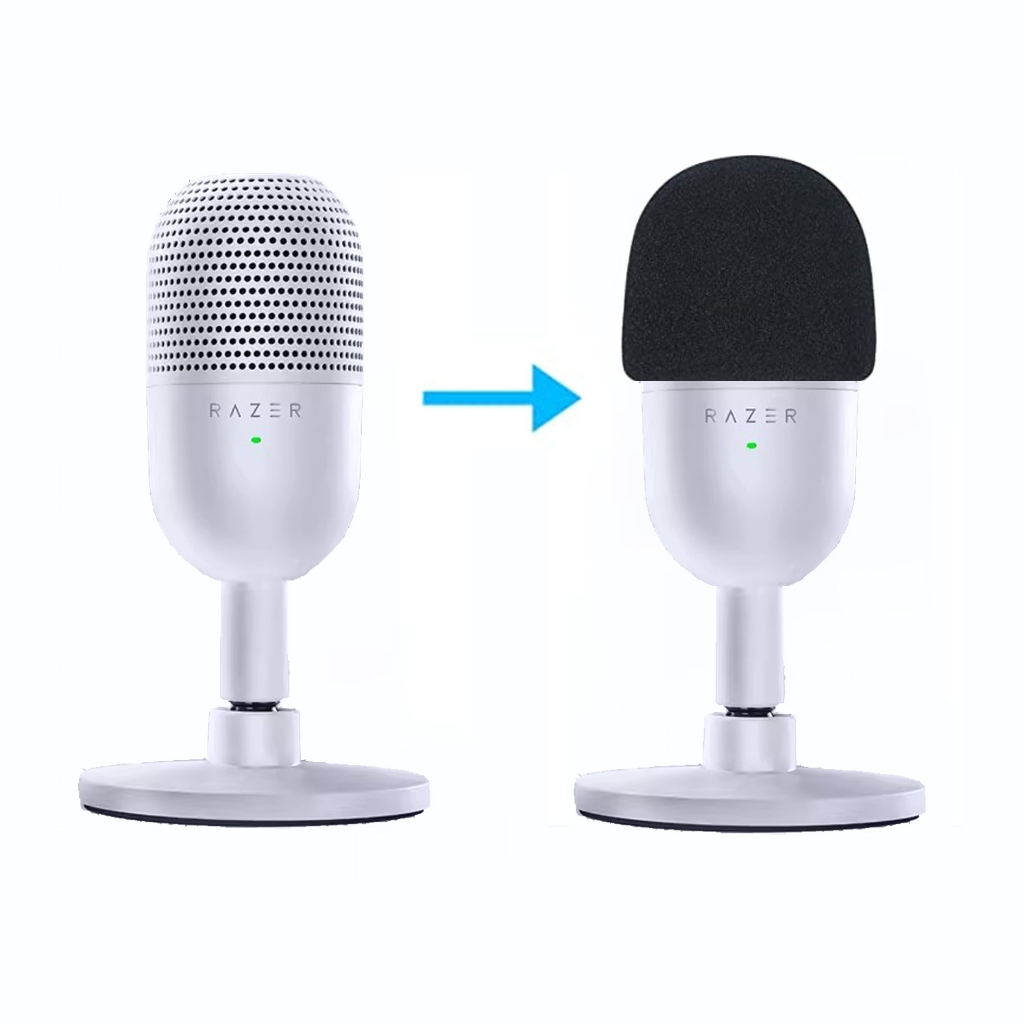 Wanjason Razer Seiren V3 Mini Pop Filter Foam Cover - Professional Mic ...