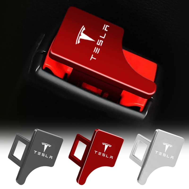 1pcs Red Metal Car Safety Belt Hidden Lock Buckle Car Emblem Seat Belt ...