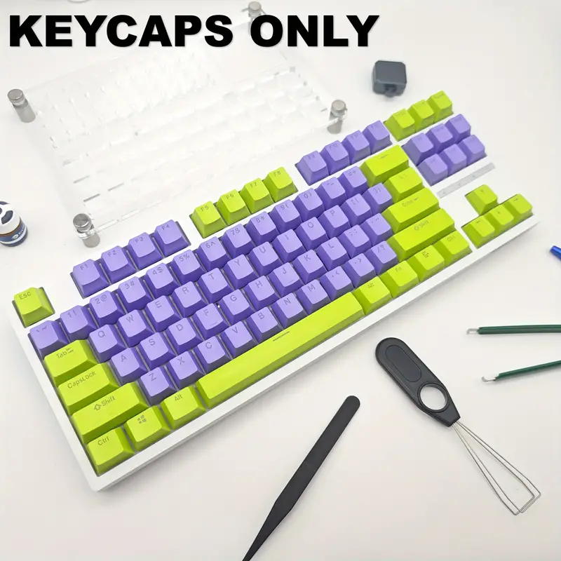 ABS Backlit Keycaps OEM Height Pink Blue Keycaps for Mechanical ...