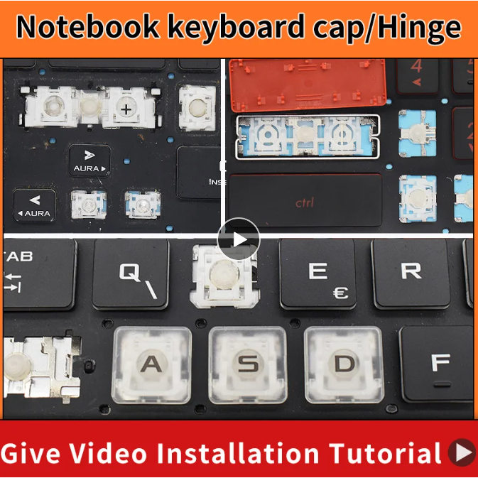 Replacement keycap key cap & scissor clip & hinge for Asus TUF gaming ...
