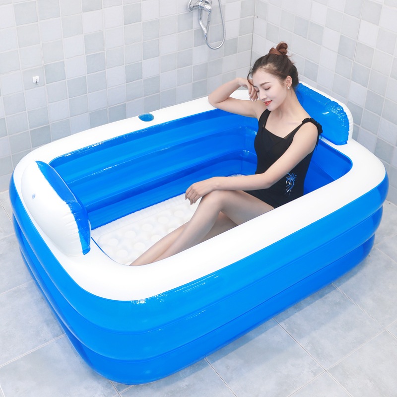 [Ready Stock]Inflatable Bathtub Household Foldable Adult Double Whole ...