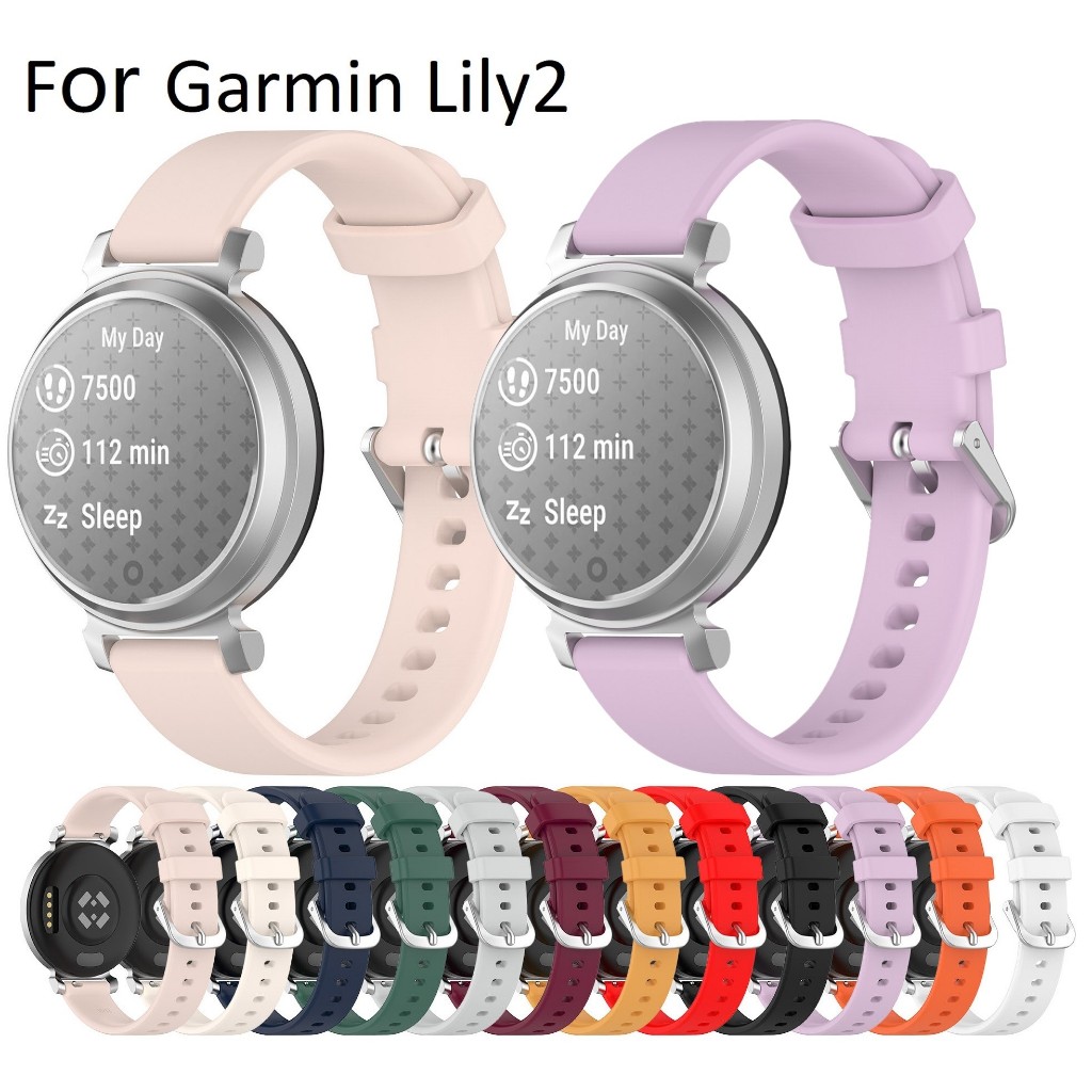 Silicone Strap for Garmin Lily 2 Strap Soft Replacement Garmin Lily2 ...