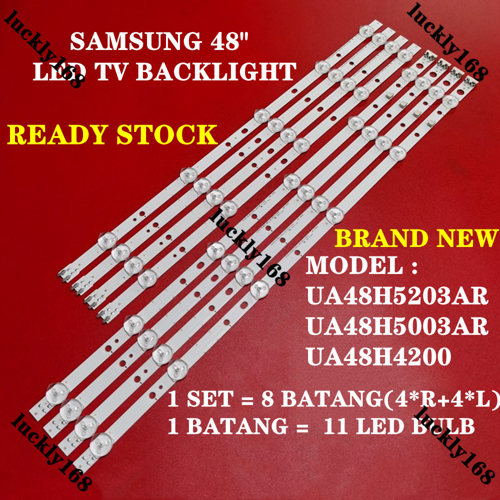 NEW Led Backlight Strip for UA48H4200 UA48H5003AR UA48H5203AR Light Bar ...