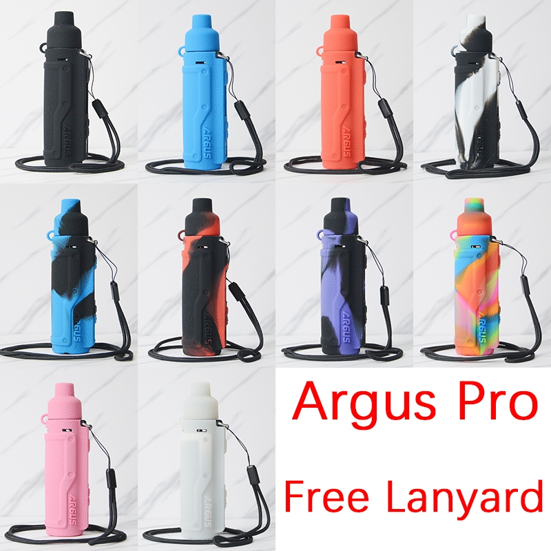 VOOPOO ARGUS PRO 80W Silicone Case With Free Lanyard Texture Skin Cover ...