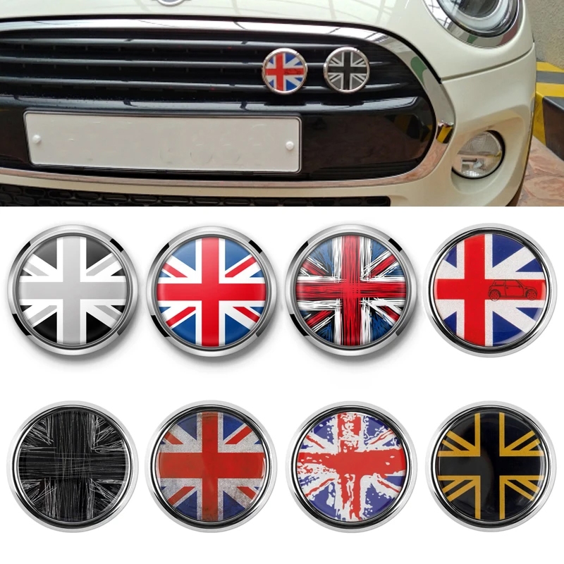 3D Metal Car Front Grille Emblem Badge Sticker For MINI COOPER S JCW ...