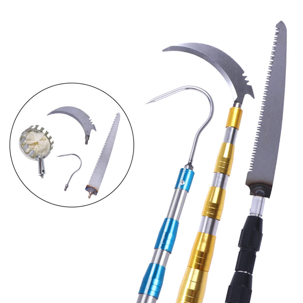 High branch scissors/4-in-1 high-altitude pruner/fruit picker/Blade ...