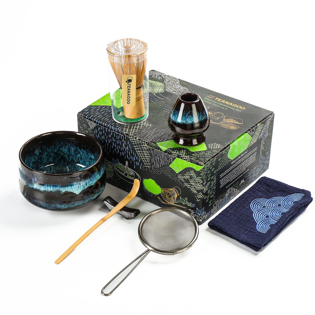 TEANAGOO Matcha Tea Set, Japanese Tea Set, Matcha Bowl, Matcha Bamboo ...