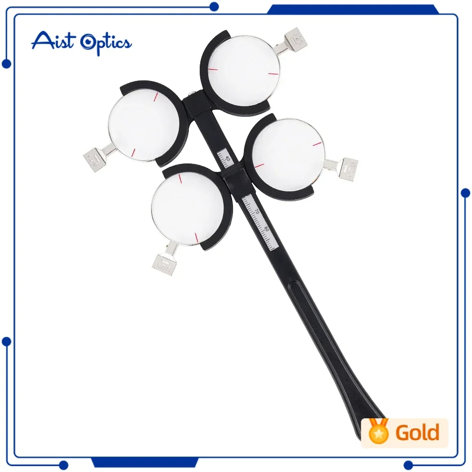 Insert-type 4-Lens Adjustable PD Scale Optical Optometry Flip Trial ...