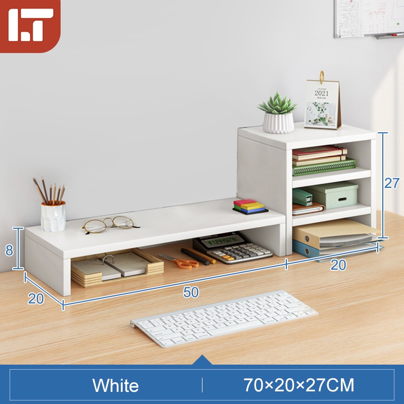 Desk Organizer Rack Monitor Stand Computer Monitor Screen Shelf ...