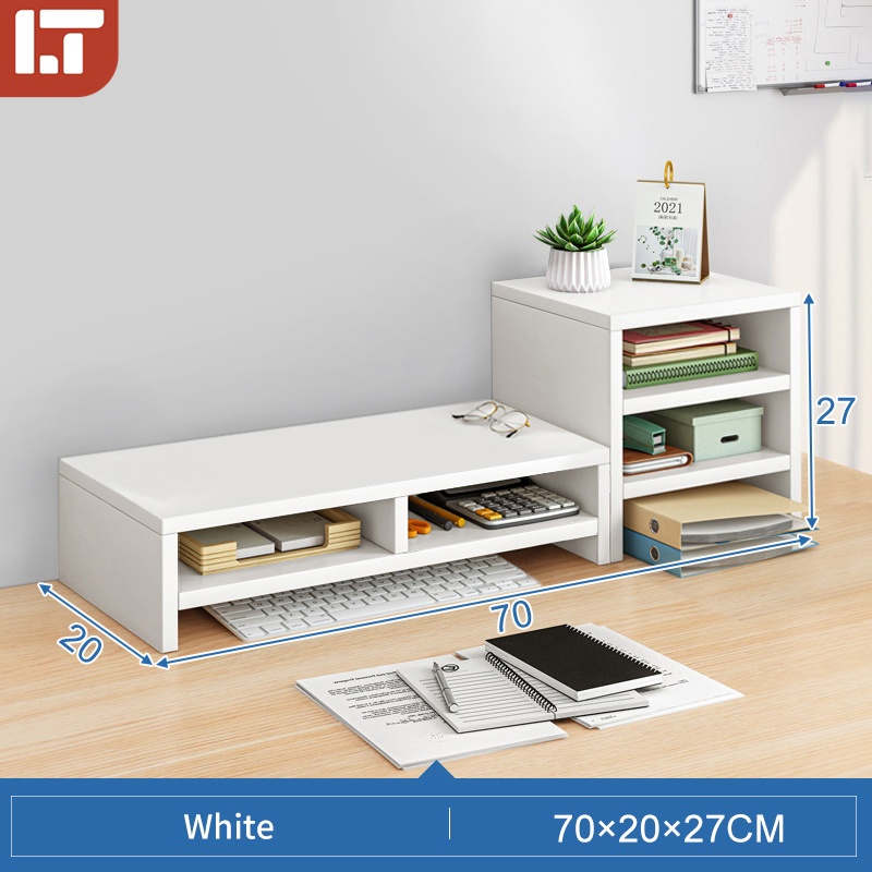 Desk Organizer Rack Monitor Stand Computer Monitor Screen Shelf ...