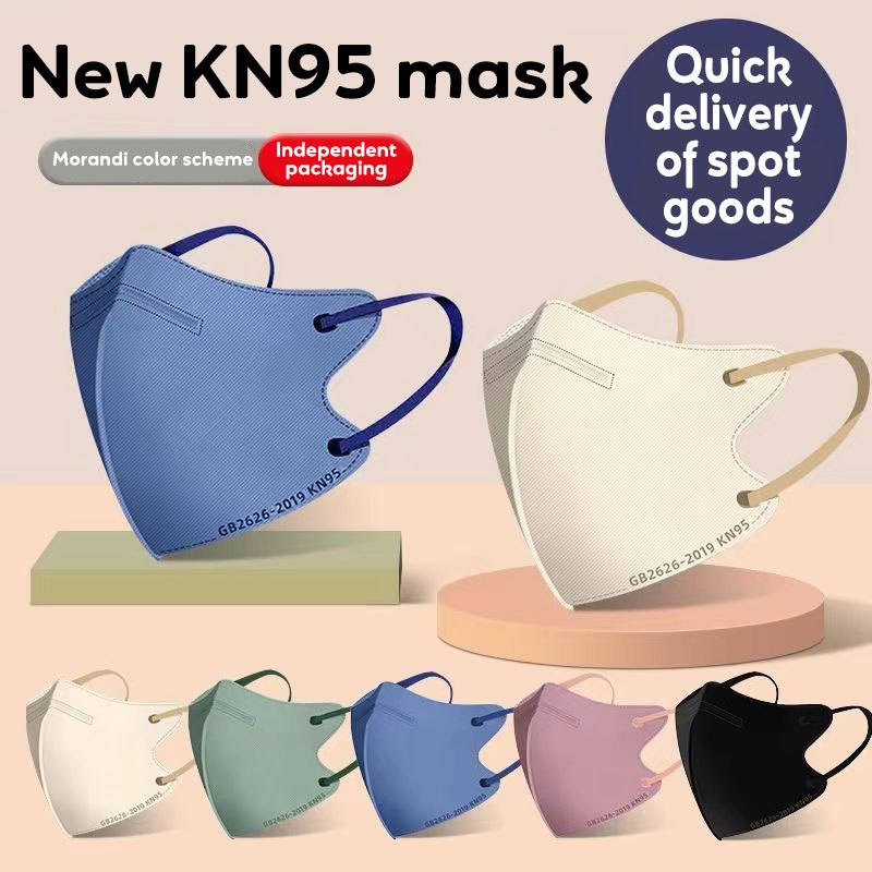 Ready Stock 10pcs/Pack Adult Earloop 3D Duckbill Mask 4 Layer earloop Face Mask 10pcs individual ...