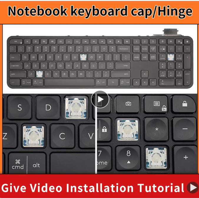 Replacement Keycap Key Cap &Scissor Clip&Hinge For Logitech Craft MX ...