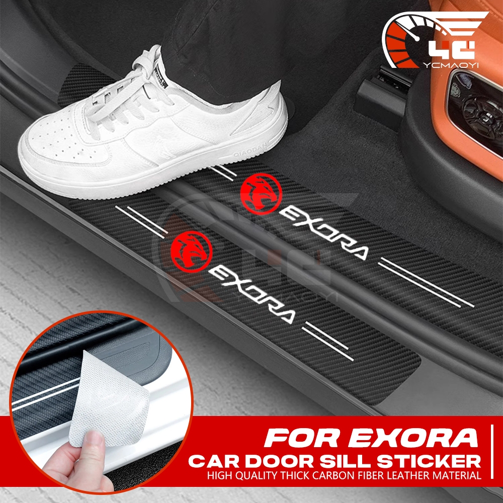 Proton EXORA Car Door Sill Protector Strip Side Step Plate Rear Bumper ...