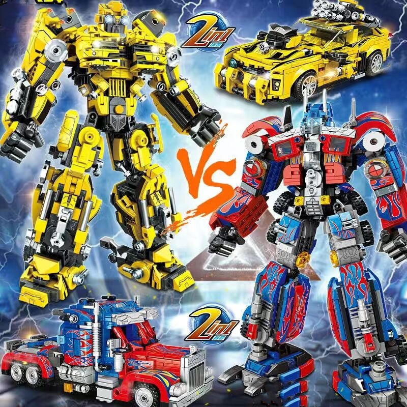 Lego Optimus Autobot Transforming Robot Model Educational Assembly Wasp ...