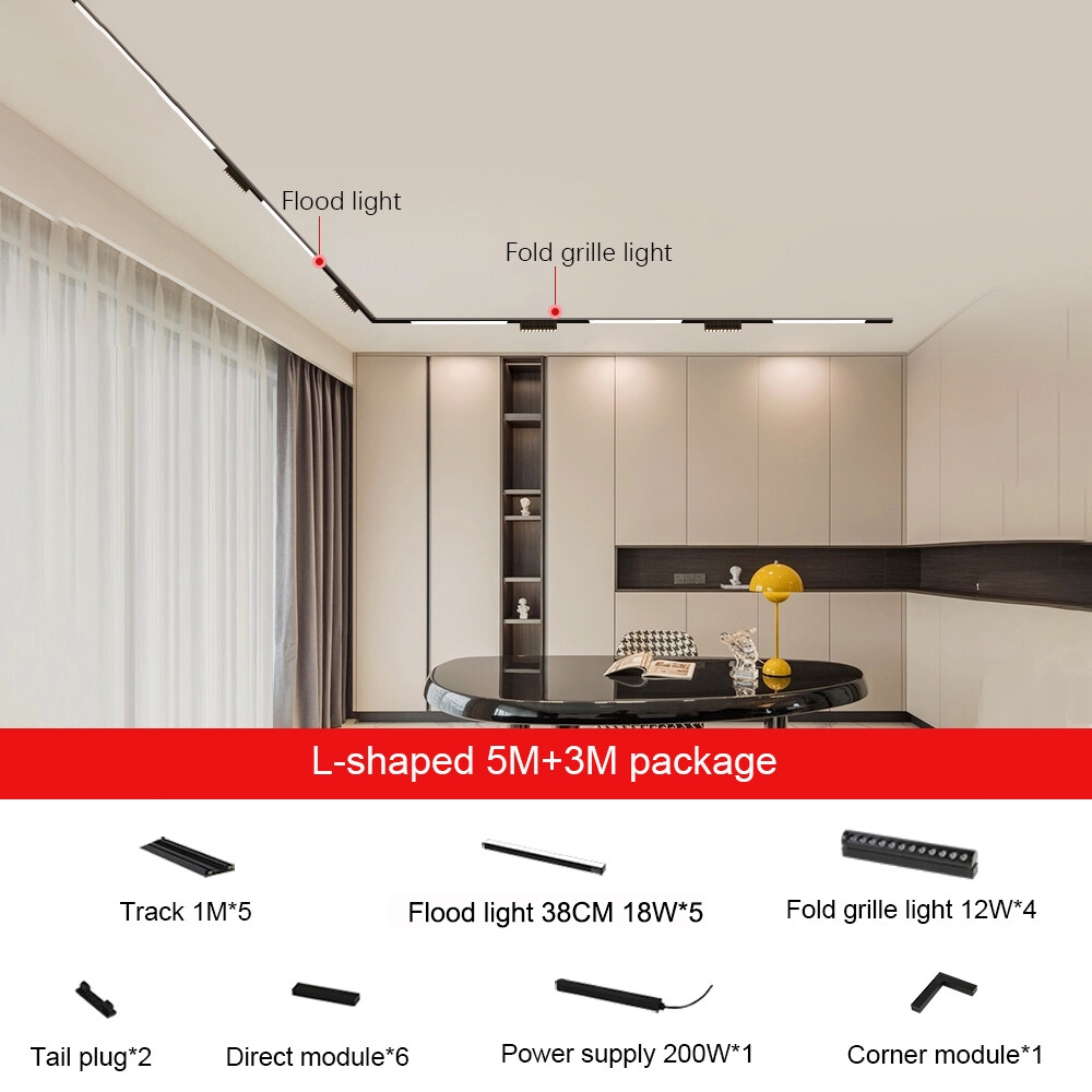 48v Magnet 6mm Ultra Thin Led Ceiling Lights Surface Mounted Magnetic ...