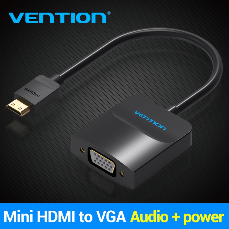 Vention Mini HDMI to VGA Adapter Male to Female 1080P Video Converter ...