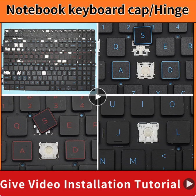 Replacement Keycap Key cap Hinge for DELL Inspiron 13 5368 5378 5578 ...