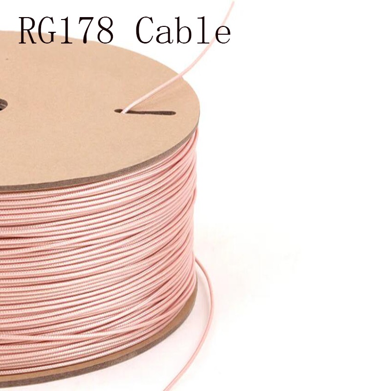 1pc 1m RG178 cable Connector Wires RG-178 RF Coax coaxial cable 50 ohm | Shopee Malaysia