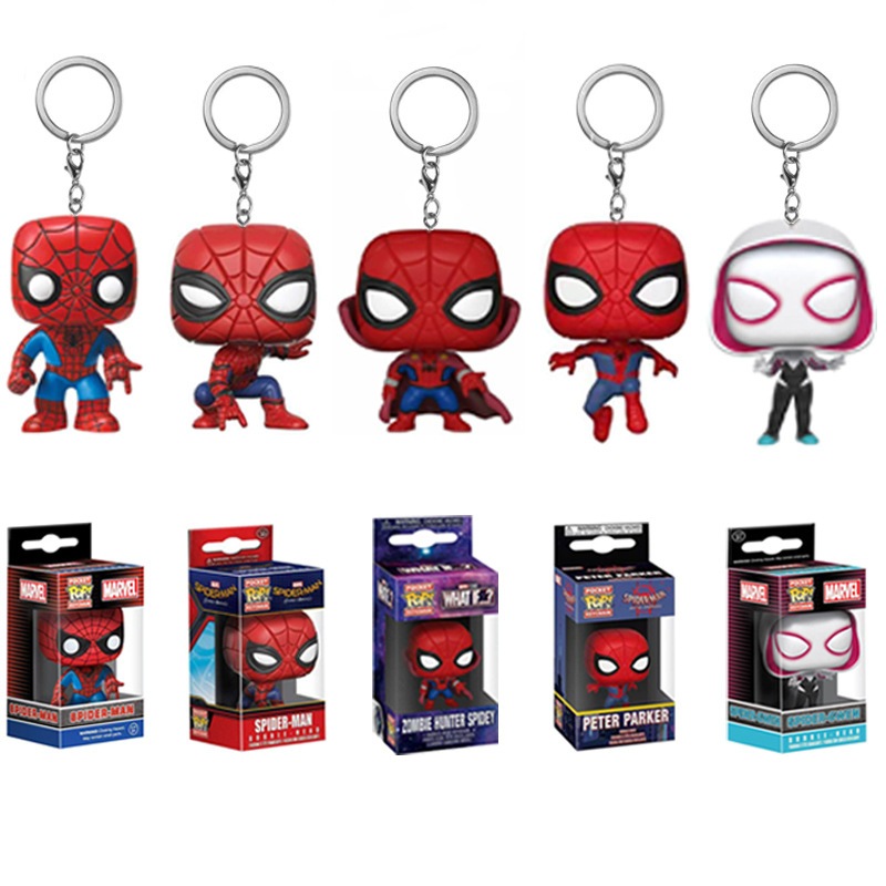 Spider-Man: Across the Spider-Verse Keychain Figure Spiderman Miles ...