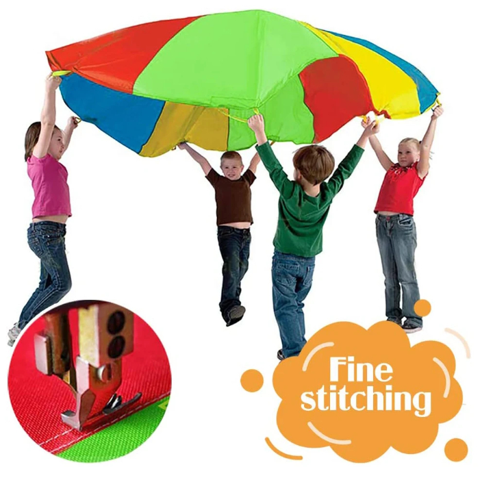 Kids Outdoor Teamwork Game Prop Rainbow Parachute Toys Play Mat ...