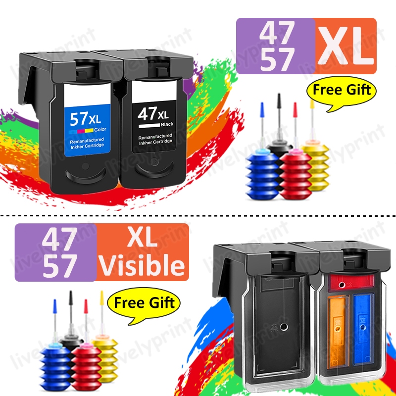 Compatible Canon 47 57 Ink Cartridge Canon 47XL Ink Canon 57 Ink Canon ...