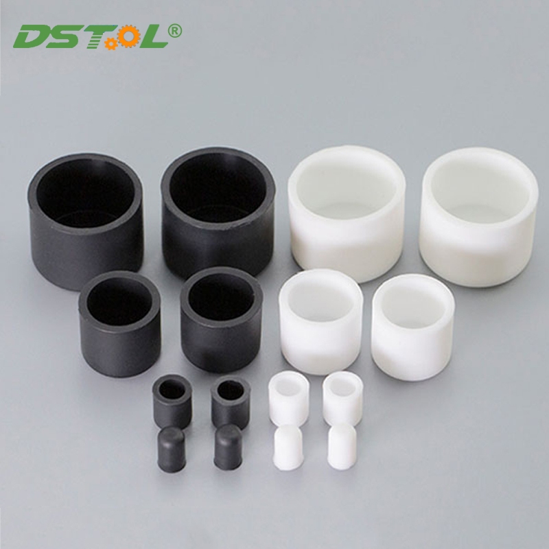 Silicone Rubber Round Caps White/Black 3mm-40.5mm Protection Covers ...