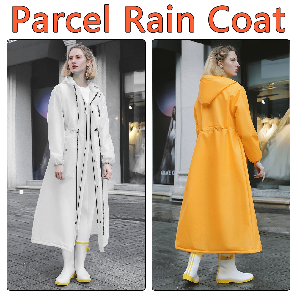 Adult Rain Coat Waterproof Fashion EVA Full Body Rainsuit Motorcycle ...
