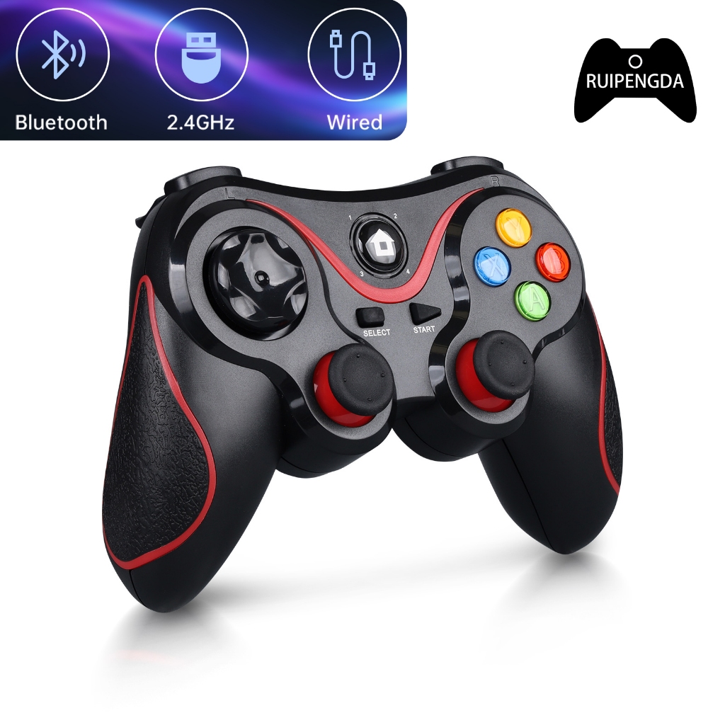 V8 Bluetooth Controller 2.4G Wireless Controller For PS3/PS4 Gamepad ...