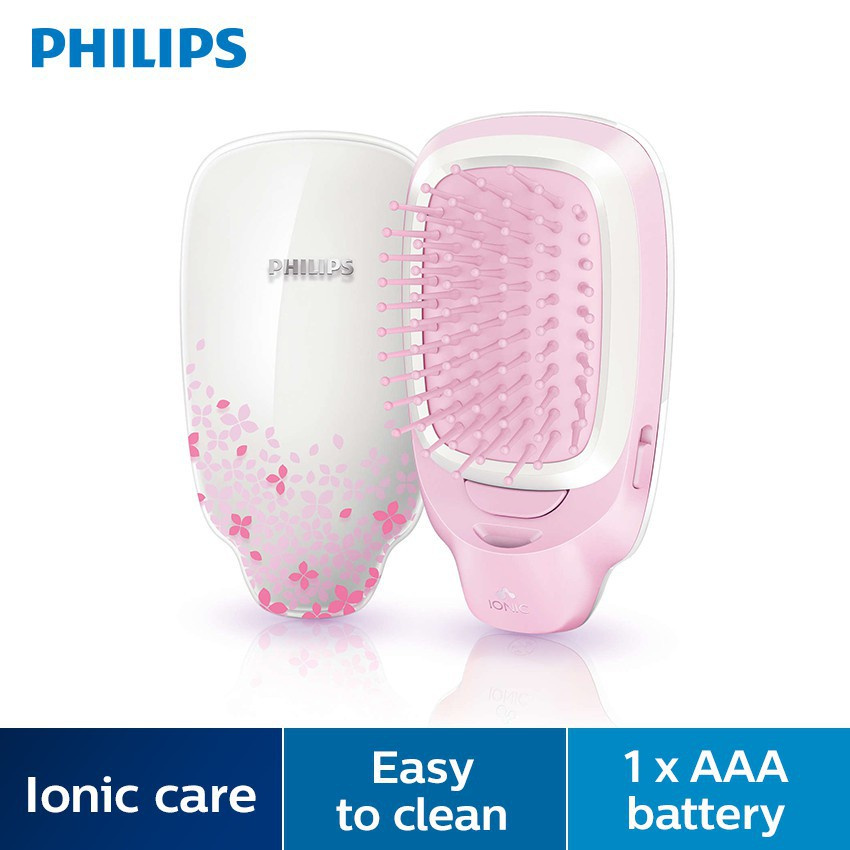 Philips EasyShine Ionic Styling Hair Brush Electric Comb HP4585/HP4588 ...
