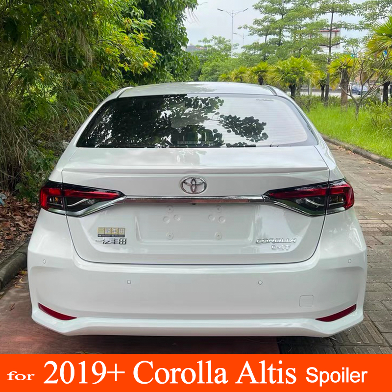 Corolla Altis 2019+ ABS Material Car Rear Trunk Lip Spoiler for Toyota ...