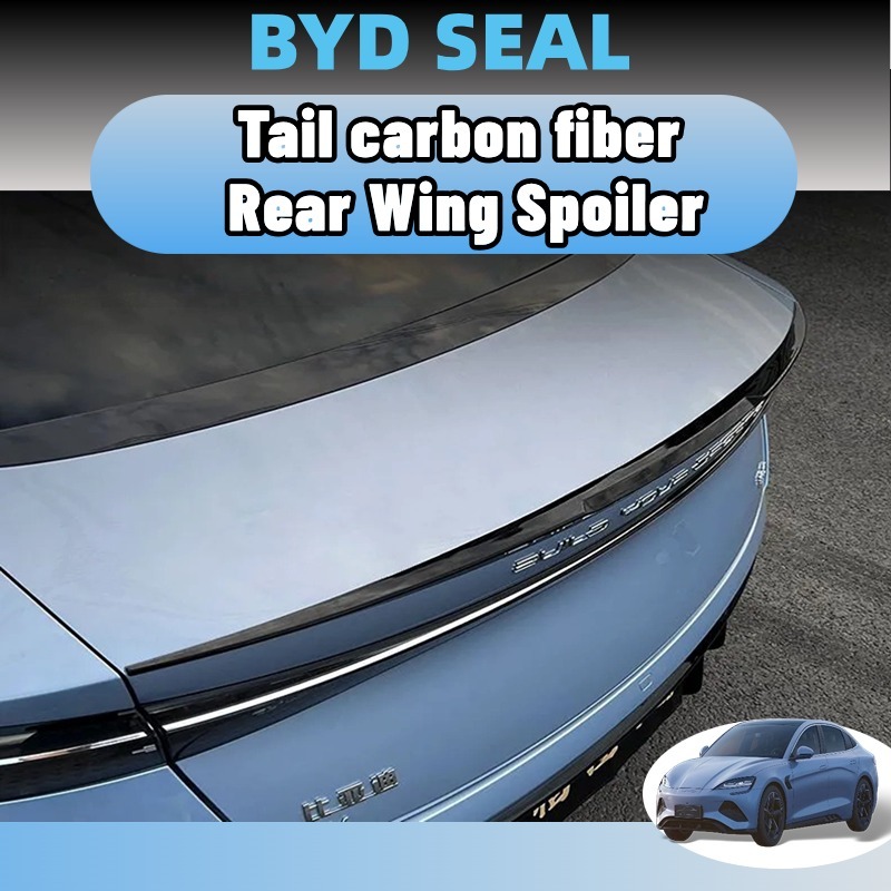 Byd seal accessories small Tail carbon fiber Rear Wing Spoiler Trunk ...