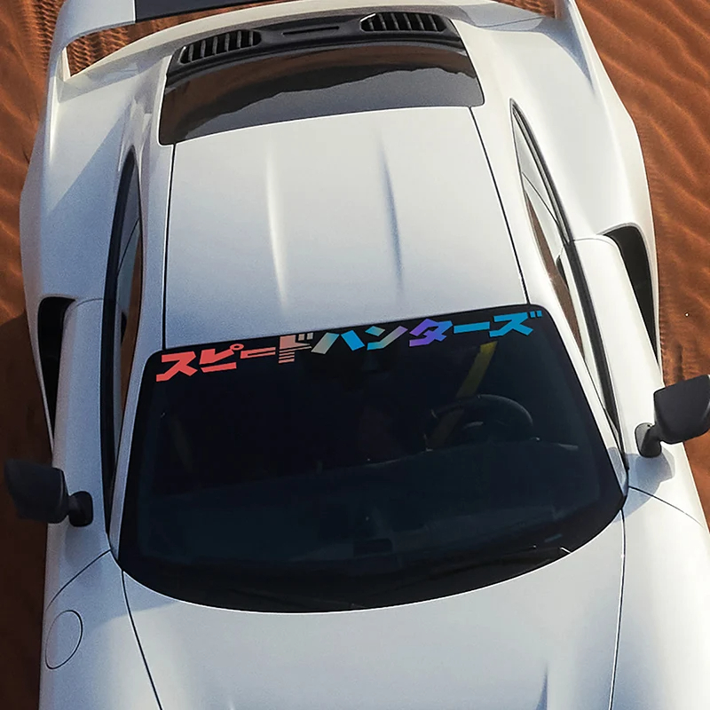 Jdm Speed Hunter Japanesse Sticker Front Back Windscreen Sticker ...