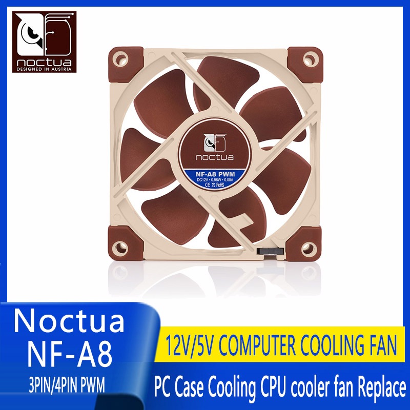 Noctua NF-A8 80mm 12v/5v Computer Cooling fan 3pin/4pin PWM quiet ...