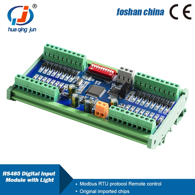 32 Channel Digital Input Module with Light RS485 Modbus Rtu Data ...