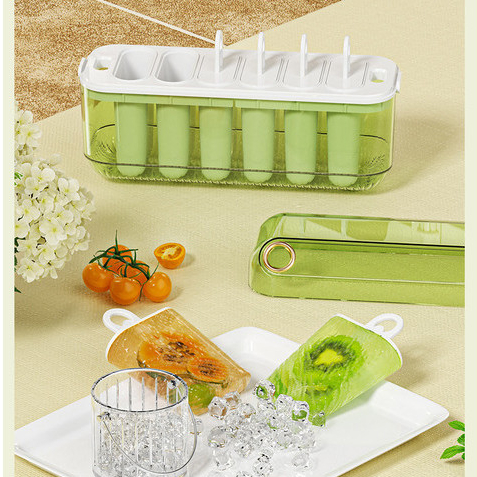 Homemade popsicle molds Ice box Easy to fall off food grade | Shopee ...
