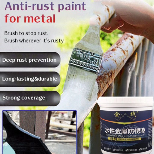 3kg Anti-rust paint Water-based metal paint fluorocarbon-carbon paint ...